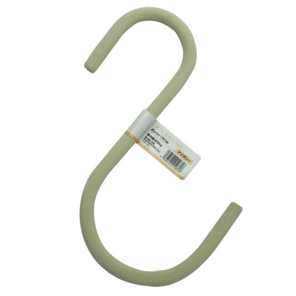 パイプや手すりに取付けてカバンや小物を吊り下げるのに便利！ Sカンをラバー皮膜しており、掛けたものが「滑りづらく」「キズがつきにくい」です。カバンや小物の吊り下げに すべりやすい物の吊り下げに キズを付きにくいSカンとして【サイズ】幅(mm...