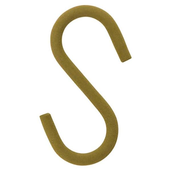 パイプや手すりに取付けてカバンや小物を吊り下げるのに便利！ Sカンをラバー皮膜しており、掛けたものが「滑りづらく」「キズがつきにくい」です。カバンや小物の吊り下げに すべりやすい物の吊り下げに キズを付きにくいSカンとして【サイズ】幅(mm...