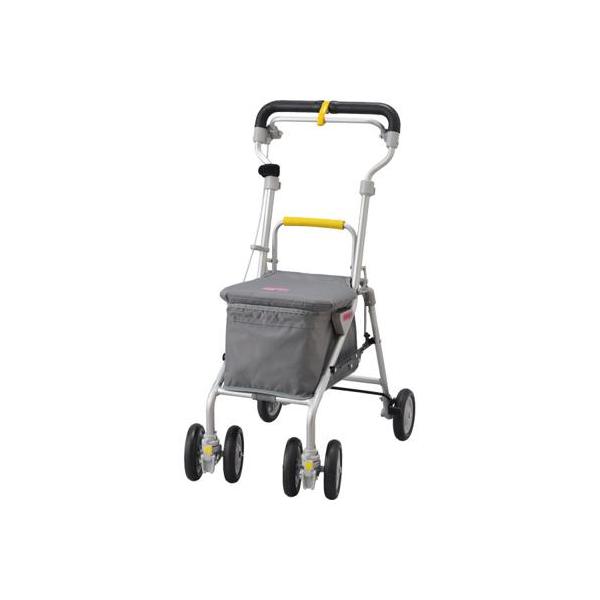 ・ライトミニシリーズの最新モデル。・幅40cmの軽くてスリムなライトミニがさらに軽く安定性と快適性がアップ！・レバーをおろすだけのカンタン折りたたみ。●サイズ/幅40×奥行56.5×高さ83〜92(4段階/3cm)cm、折りたたみ時：奥行3...