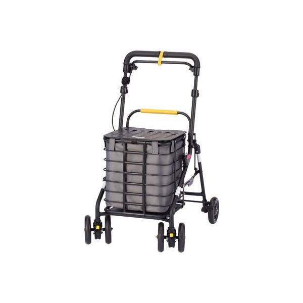 ・軽くてコンパクトにたため、フタが座面としても使用できるアルミワゴンカート。・カゴには2Lのペットボトルがそのまま入ります。・耐荷重100kgの座面が付いた軽量4.55kgのワイヤーカート。●サイズ/幅50×奥行58×高さ82〜90.5(4...