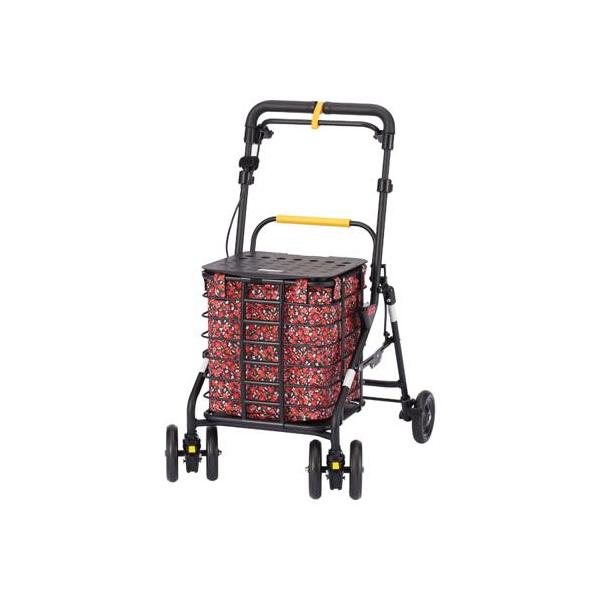 ・軽くてコンパクトにたため、フタが座面としても使用できるアルミワゴンカート。・カゴには2Lのペットボトルがそのまま入ります。・耐荷重100kgの座面が付いた軽量4.55kgのワイヤーカート。●サイズ/幅50×奥行58×高さ82〜90.5(4...