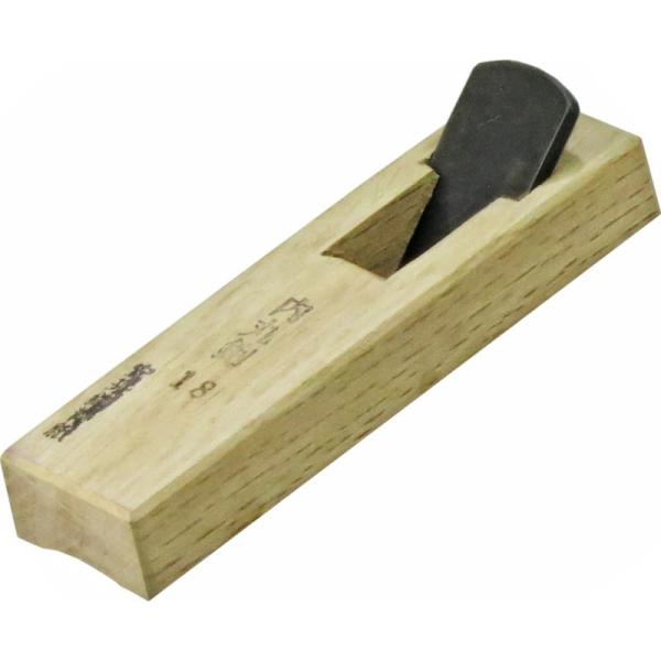 箱やイスなど細かい部分に使えるミニ内丸カンナ手のひらサイズで作業がし易い小鉋(豆かんな)！R面の加工に便利な内丸反り鉋材質/刃部：安来青紙鋼 台部：白樫