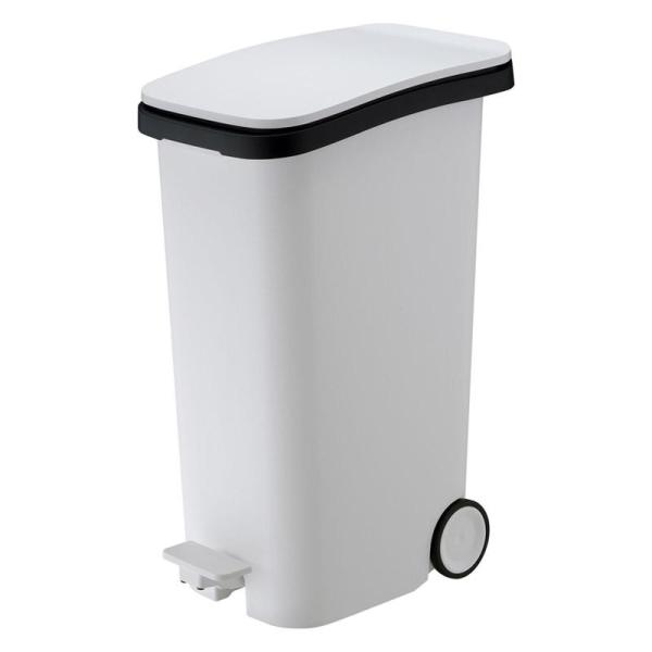 本体・フタ枠・ホイール・袋止め:PP タイヤ:熱可塑性エクストマー 脚ゴム:SBR ペダル板:PS フラップ:ABS樹脂 ダンパーカバー:ポリアセタール ネジ:ステンレス鋼 作動棒:鋼(三価クロメートメッキ) ダンパー:ポリアセタール・ステ...