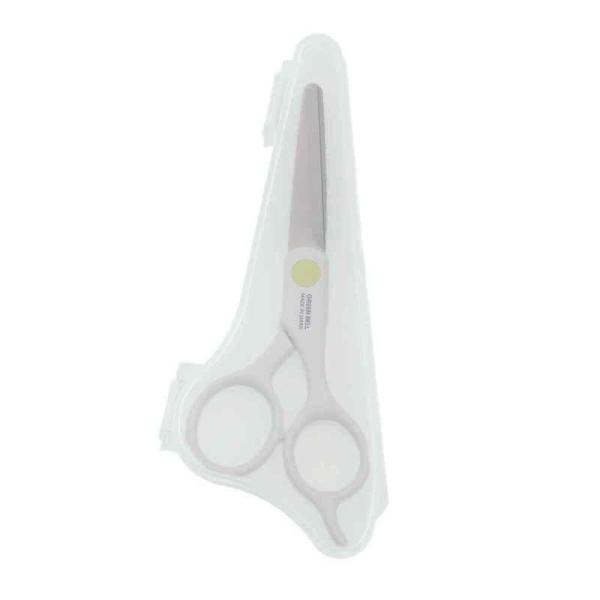 前髪のカットや毛先を整えるヘアカットはさみです。刃先は丸みをおびているので、安全に使用できます。ステンレス製の刃なので、サビにくいです。切れ味良く仕上げられているので長く使うことができます。収納に便利なケース付きです。【仕様】商品サイズ：約...