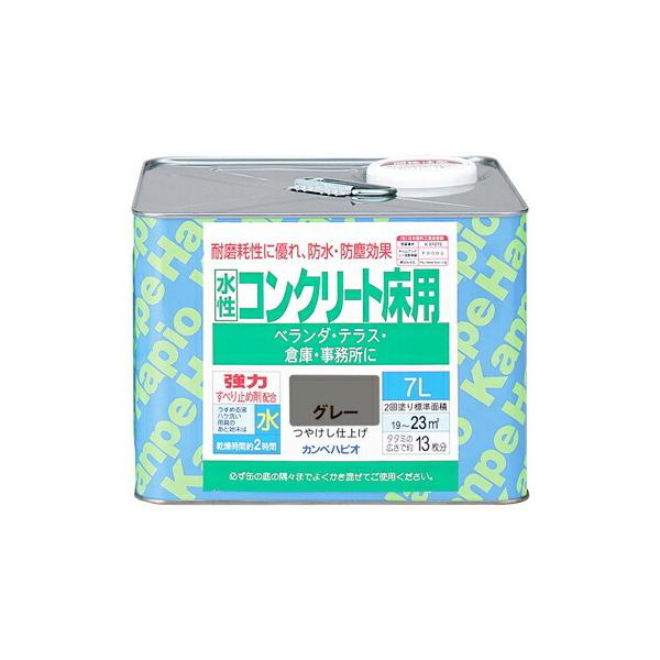 【在庫処分特価！実店舗在庫の為、塗料缶に汚れ、多少のへこみ等あり】衝撃に強く、防水・防塵や汚れ防止に効果的【特徴】塗りやすく、乾きが速く、塗装面はすべりにくい。耐磨耗性にすぐれ、防塵効果があります。簡易防水効果があり、雨などの水のしみ込みを...