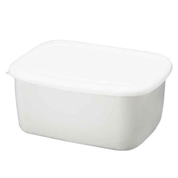 酢や塩分に強く腐食しにくいホーロー製の保存容器3.3Lです。におい移り、色移りしにいのでぬか漬け容器としてぴったりです。保存性が高いので、風味を保ちます。冷蔵庫で保存できるので、1年中おいしいぬか漬けが楽しめます。食品衛生法適合しています。...