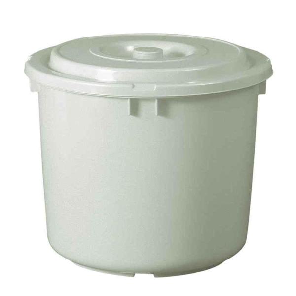 お手軽に本格的な漬物作りができるプラスチック製の漬物容器40型（押し蓋付き）です。プラスチックの中でも塩分や酸に強いポリエチレン樹脂を使用しているため、サビることがなく安心です。プラスチック製で軽いので、持ち運びやお手入れもラクラクです。均...