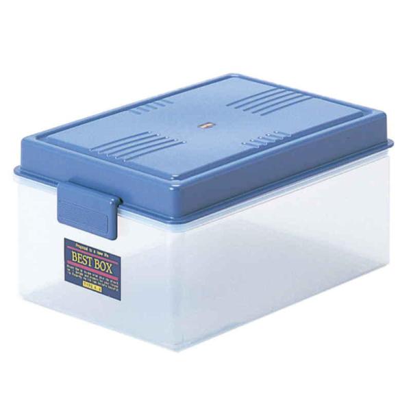 整理整頓に便利な収納ボックスです。A4用紙がぴったり入るサイズです。本、食品、防災グッズなどさまざまな収納に役立ちます。フタに留め具付きです。透明で中に入れた物がわかりやすいです。同シリーズ別売りのサイズ違いを入れ子にして重ねられます。【仕...