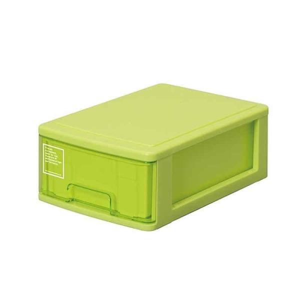 散らばりやすい小物の整理に便利な引き出し収納ケースです。A5サイズが入る大きさです。中身が見えないため場所を選ばず使用できます。鮮やかなカラーでお部屋のアクセントになります。他カラーや3段タイプの引き出しと重ねて使用することもできます。（※...