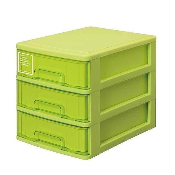 小物や書類の整理に便利な3段引き出し収納ケースです。A4サイズがぴったり入る大きさです。中身が見えないため場所を選ばず使用できます。鮮やかなカラーでお部屋のアクセントになります。他カラーのものや1段タイプの引き出しと積み重ねて使用することも...