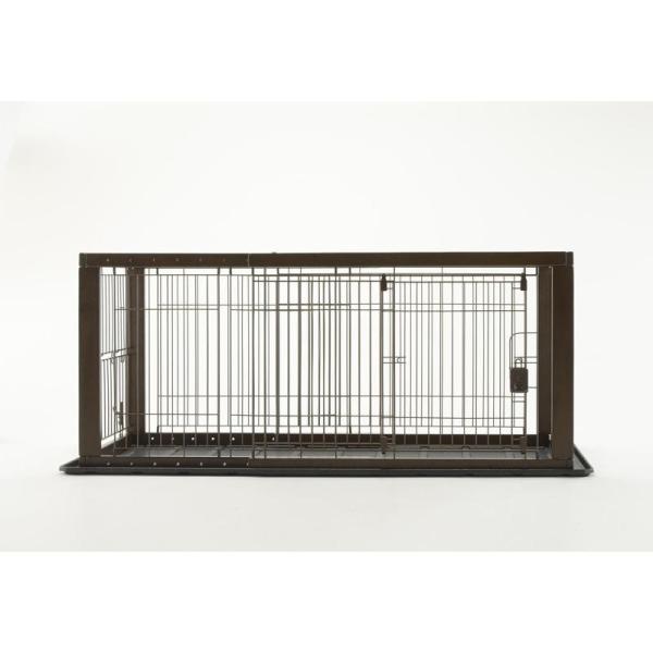 ペットの成長やリビングスペースに合わせて伸縮できます。スライド式のドアなので開閉がスムーズです。ドアは全開にした状態で固定することができます。置き場所に合わせてドア位置を変更できます。トレーは取り外して洗えるので、お手入れが簡単です。サイズ...