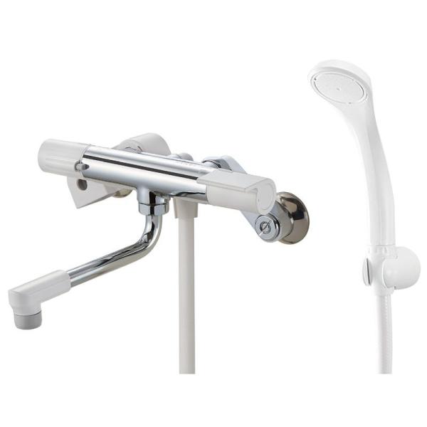 ■製品特徴・サーもスタッドカートリッジの働きで湯量の混合量を自動で調整し、一定の温度を保つことができます。・節水効果25%のシャワーヘッド■製品仕様製品サイズ：約幅25.2×奥行約26×高さ約14cm製品重量：約2.6kg付属品：混合栓本体...