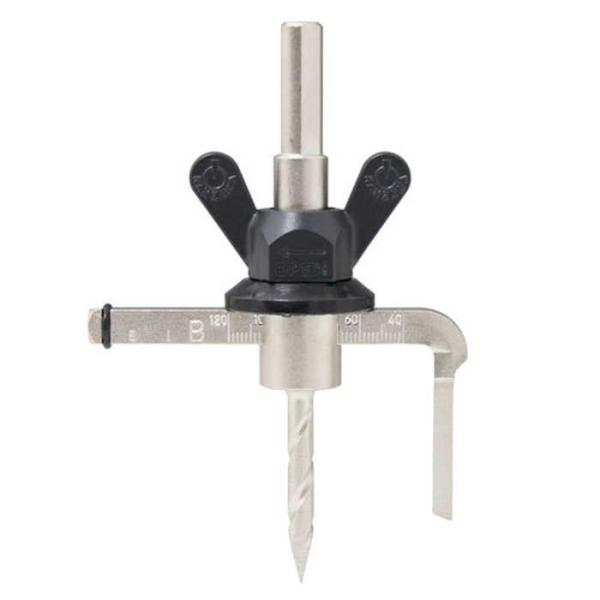 神沢 Ｋ−１０２【用途】木材・石膏ボード・構造用合板などの穴あけ作業。【機能・特徴】蝶ネジで穴あけサイズを調整可能なので、工具要らずの製品です。小さな穴から大きな穴までこれ一本で穴あけが可能です。自由錐ＡやＣの替刃も取付けできます。替刃式で...