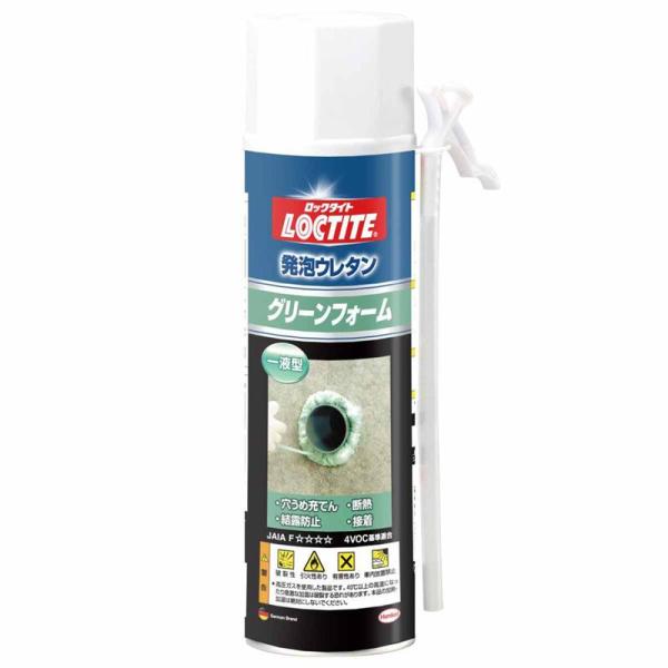 エコノミータイプの発泡ウレタン 手軽に使える1液性 強い接着力。住宅環境対応品JAIA F☆☆☆☆、4VOC基準適合。サッシ、窓枠、ドアまわりの結露防止。配管まわりのすき間充填。高気密・高断熱住宅に。【材質】ウレタン樹脂【仕様・タイプ】発泡...