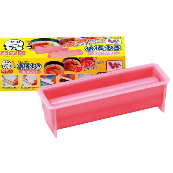 ●ご飯とネタをギュッとつめてポンと押してのりを巻くだけでカンタンに太巻寿司ができる●内面はご飯がごびりつきにくいダブルエンボス加工なのでカンタンにご飯が型からとれる●製品サイズ（約）／205×65×60mm●製品重量（約）／110g●耐熱温...