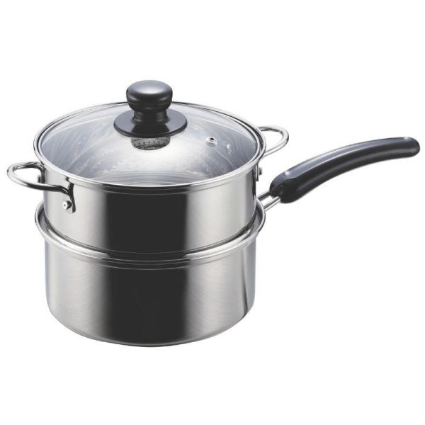 ●オール熱源対応●製品サイズ（約）／全長385×幅200×200mm●製品重量（約）／998g●容量／2.2L●材質／本体：ステンレス鋼（クロム14％） 取っ手：フェノール樹脂（150℃）金属部：ステンレス鋼 つまみ：フェノール樹脂（150...