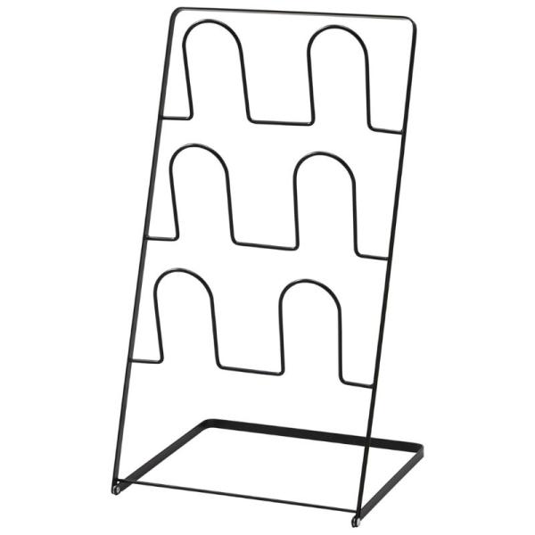 ●折りたたみできるスチール製のスリッパラックです●機能的かつシンプルデザインですっきり収納できます●大きめの冬用スリッパや、子供用のスリッパも収納が可能です●製品サイズ（約）／260×240×470mm●製品重量（約）／500g●材質／折り...