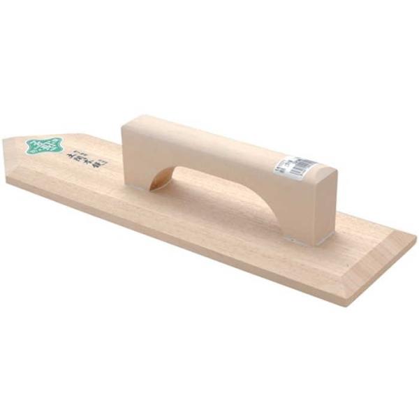 緑長 ３９０ＭＭ【用途】土壁の荒壁・むら取り、コンクリート床のならし。【機能・特徴】木ゴテでならすと、砂利が潜ってモルタル分が浮き、仕上がりが大変良くなります。【仕様】●サイズ：390mm。【材質】●コテ板：米ヒバ材。●柄：木。【注意事項・...