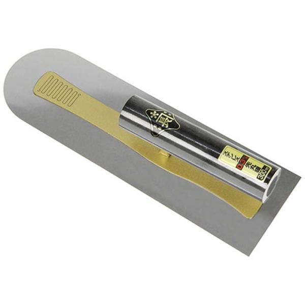 金長 ３００ＭＭ【用途】壁の仕上塗り用。【機能・特徴】職人さんに人気の黒柄仕様です。背金部分はレーザースリットが入っていて適度なしなりがあります。スーパーハード接着に背金が取れにくいです。有機溶剤で洗う事が出来ます。先丸型なので仕上げ時に波...