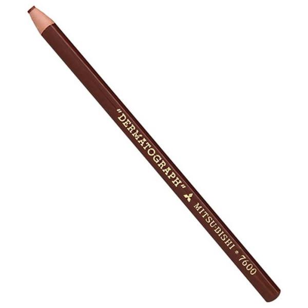 ＵＮＩ Ｋ７６００．２１【用途】金属・ガラス・プラスチック・木材へのマーキング。【機能・特徴】ガラス・金属・プラスチックなどに自由に描けます。【仕様】●芯色：茶色。●油性ダーマトグラフ。