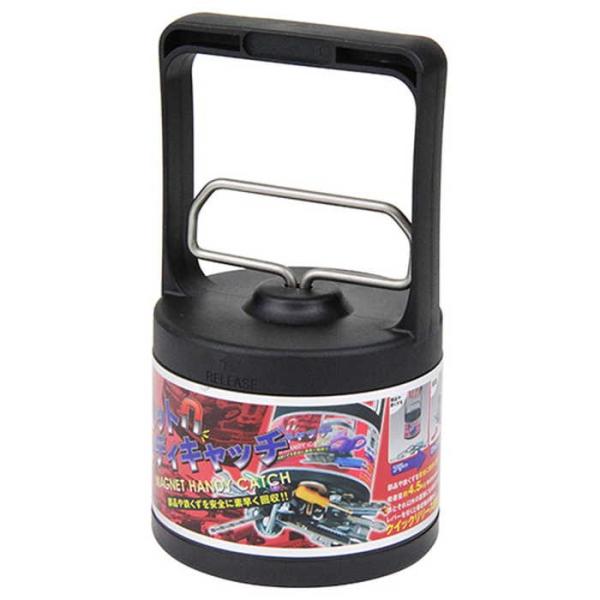 ＳＫ１１ ＳＭＫ−１００【用途】部品や鉄くずの回収。【機能・特徴】レバーを引くと吸着物が離れるクイックリリース機構付きです。【仕様】●吸着力：約4.5kgf(M8ナットの吸着量：約750g)。【注意事項・その他】磁力により悪影響を受ける精密...