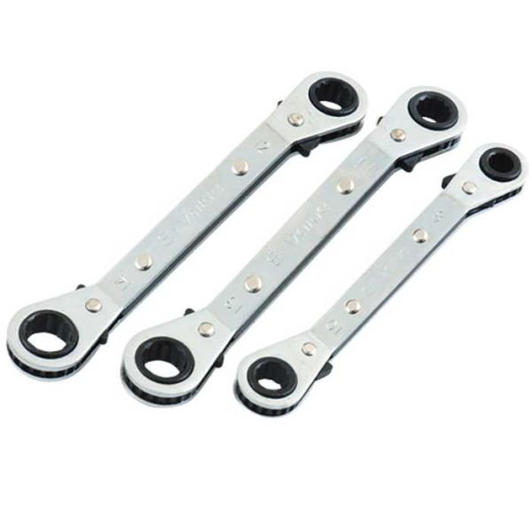 Ｅ−Ｖａｌｕｅ ３ＰＣＳ【用途】六角ボルト・ナットの締付け、緩め作業。【機能・特徴】使い易い、立ち上がり角度30度タイプです。【仕様】●サイズ：8mmX10mm・11mmX13mm・12mmX14mm。【注意事項・その他】ボルト、ナットのサ...