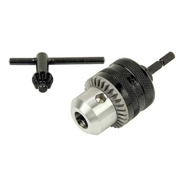 ＳＫ１１ ＳＤＣＫ−０３ＮＡ【用途】充電ドリルドライバー・インパクトドライバーに装着して、丸軸先端パーツを使っての作業。【機能・特徴】充電ドリルドライバー・インパクトドライバーに装着してご使用ください。ハンドルタイプなのでビットは把握力が強...