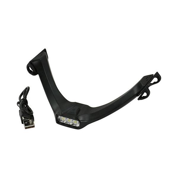 充電式のLEDキャップライトです。【用途】暗所での点検・検査作業、夜間の散歩等。【特徴】最大250lmで暗所を照らします。【製品仕様】●電池：リチウムイオン蓄電池480mAh。●明るさ：250lm(HIGH)、100lm(LOW)、50lm...