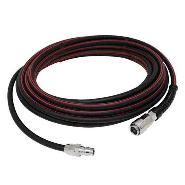 ＳＫ１１ ＳＡＨＰ−Ｈ６１０【用途】常圧エア用ソケットプラグ付きエアホース。【機能・特徴】常圧エアホースでワンタッチソケット・プラグ付きです。ダイセン製DSLITE軽量小型ソケット採用で従来品に比べ手元負担が軽減できました。特殊エアラストマ...