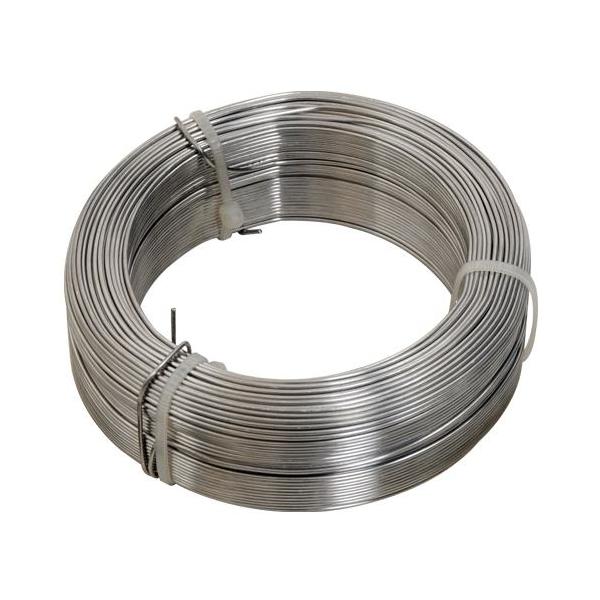 園芸・工作に加工しやすいアルミ線です。【用途】結束。【特徴】盆栽用・園芸用・工作用などに使用できます。【製品仕様】●太さ：1.0mm。●重さ：200g。●長さ：約92m。●アルミ色。【材質】●線：アルミ。