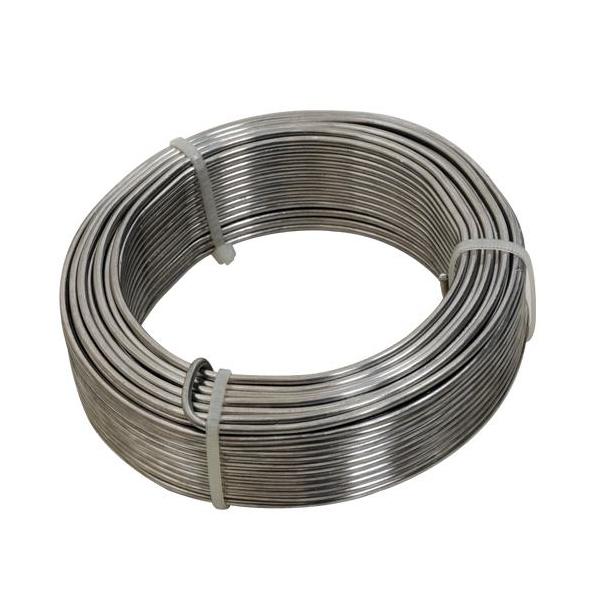 園芸・工作に加工しやすいアルミ線です。【用途】結束。【特徴】盆栽用・園芸用・工作用などに使用できます。【製品仕様】●太さ：2.0mm。●重さ：200g。●長さ：約22m。●アルミ色。【材質】●線：アルミ。