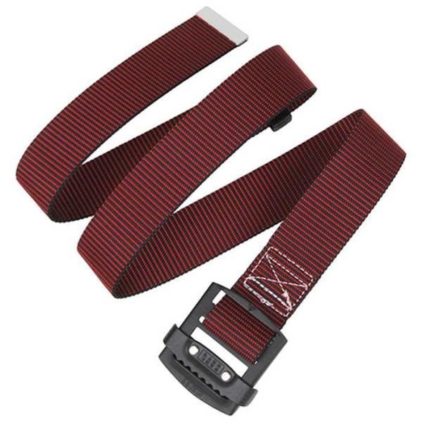 ＳＫ１１ ＳＢ−ＡＳ４９−ＳＴ−ＲＤ【用途】一般作業用ベルト。【機能・特徴】スライドバックルで、スピーディにサイズ調整が可能です。【仕様】●ベルト幅：49mm。●最大有効寸法：1130mm。●バックル色：ブラック。●ベルト色：ブラック×レッ...