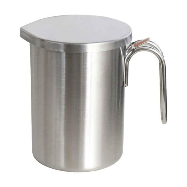 小ぶりで使い勝手のいいコンパクトサイズのオイルポットです。丈夫で耐食性に優れたステンレス製なので、衛生的にお使いいただけます。ろ過用の網が付属しています。ハンドルは持ち上げやすく、片手で簡単に蓋が開けられます。食洗機対応でお手入れも簡単です...