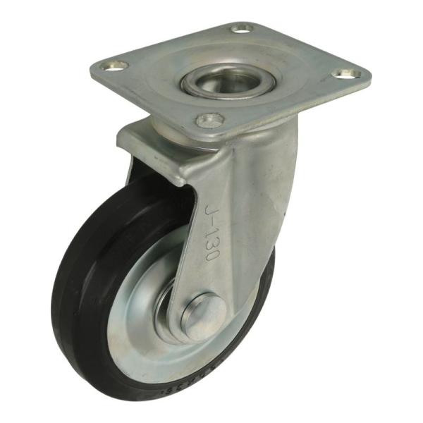 ベアリング車を使用しているため、耐久性・稼動性に優れる(通常のブッシュ式の同車輪径比較)。衝撃吸収性・操作性に優れる。産業用に設計されているため、ブッシュ式に比べ使用荷重が高い。自在タイプ。●用途:キャスターとして使用。●材質:車輪(ゴム)...