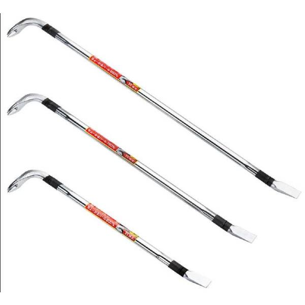 バクマ軽量バール（中心部空洞）曲りにくい、全体焼き入れ＜全体接合＞Ｗ接合で強度・耐荷重に優れている全長：900mm