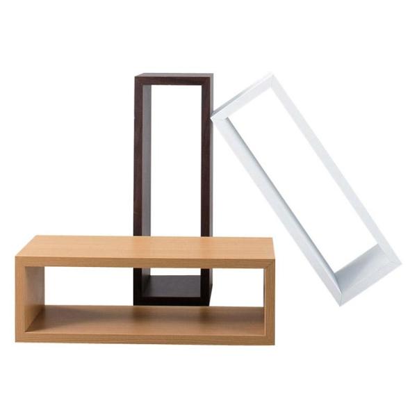 パズルのように組み合わせが可能なパズルラック 収納したいもの、限られたスペースに合わせて収納スペースを確保できます。合成樹脂化粧合板【サイズ】 W54×D23×H18【重量】 2.6kg【静加重】 5kg【製造国】 中国【組み立てタイプ】 完成品