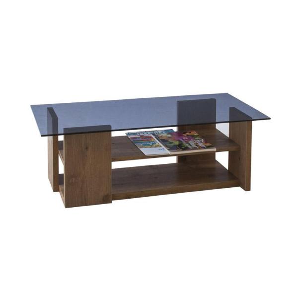 スタイリッシュなガラス天板と、温かみのある木目調プリントのブロック脚 シンプルなデザインで、お部屋に取り入れやすいセンターテーブルです。強化プリント紙化粧合板 8mmグレー強化ガラス【サイズ】 W100×D50×H34【重量】 20.5kg...