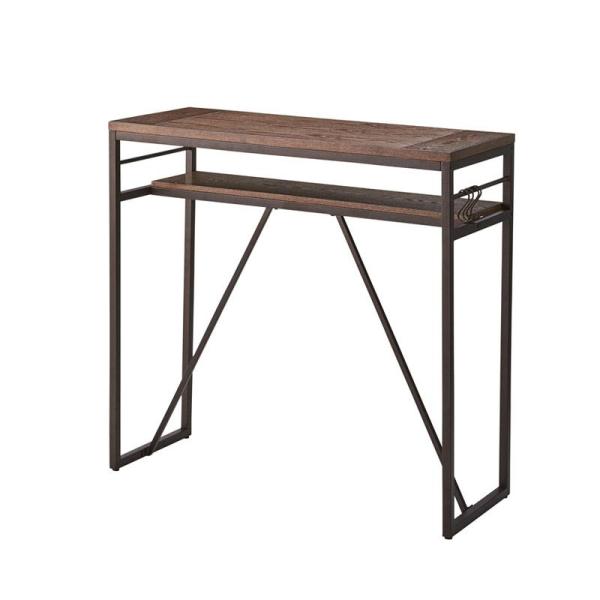 スチール(粉体塗装) 天然木化粧繊維板(アッシュ) ハンマートーン仕上げ【サイズ】 W105×D43×H100【重量】 16kg【静加重】 30kg【製造国】 中国【組み立てタイプ】 要組立【付属工具】 六角レンチ【組立に必要な人数の目安】...