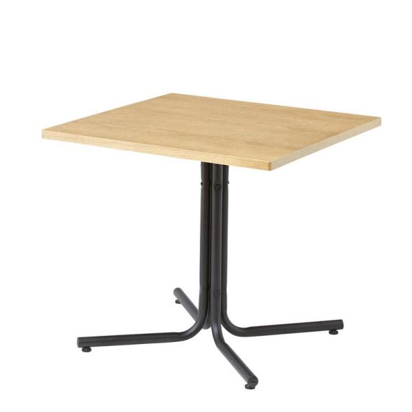 シンプルなデザインのカフェテーブル 間取りに合わせて選べる形3タイプに、テイストに合わせて選べる2カラーを用意。十字脚を使用し、スッキリとした印象に。椅子への座りやすさもポイントです。天然木化粧繊維板(オーク) スチール(粉体塗装) ウレタ...