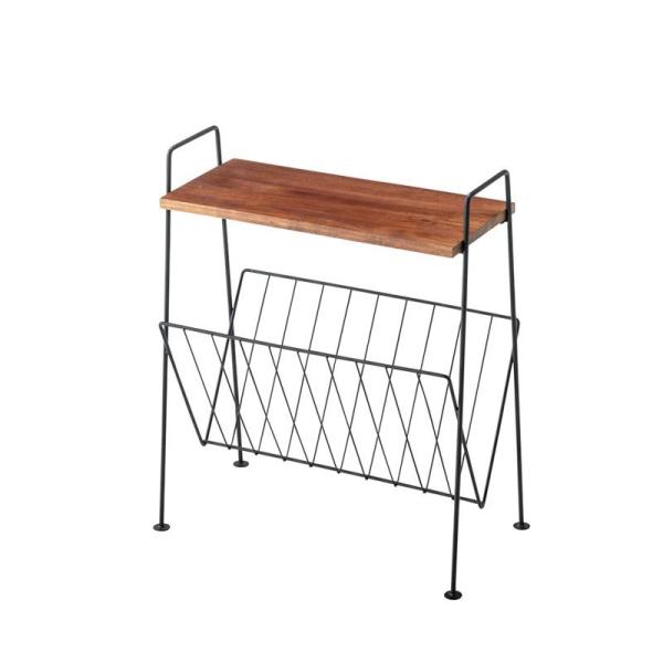 圧迫感を与えないスタイリッシュなスチールの本体と、天然木を使用した天板。コンパクトなサイズ感で、使用する場所を選ばないサイドテーブルです。天然木(アカシア) スチール(粉体塗装)【サイズ】 W39.5×D21×H45【重量】 1.8kg【静...