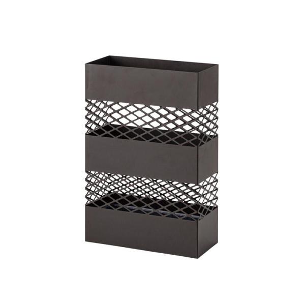 シンプルながらインテリア性の高い傘立てスチール(粉体塗装)【サイズ】 W28×D12×H41【重量】 2kg【製造国】 中国【組み立てタイプ】 完成品