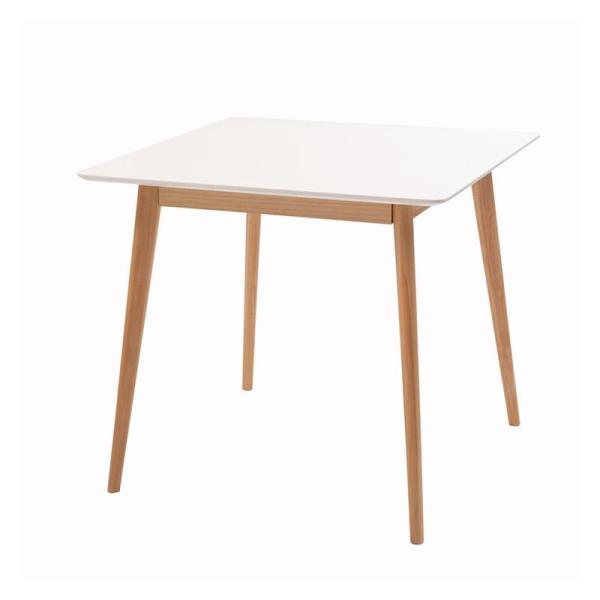 どんなインテリアにも合わせやすい、シンプルなスクエアテーブル。省スペース向けのサイズながら、2人使いでもゆったりと食事ができる80角サイズです。合成樹脂化粧繊維板 天然木(パイン)ラッカー塗装【サイズ】 W80×D80×H72【重量】 10...