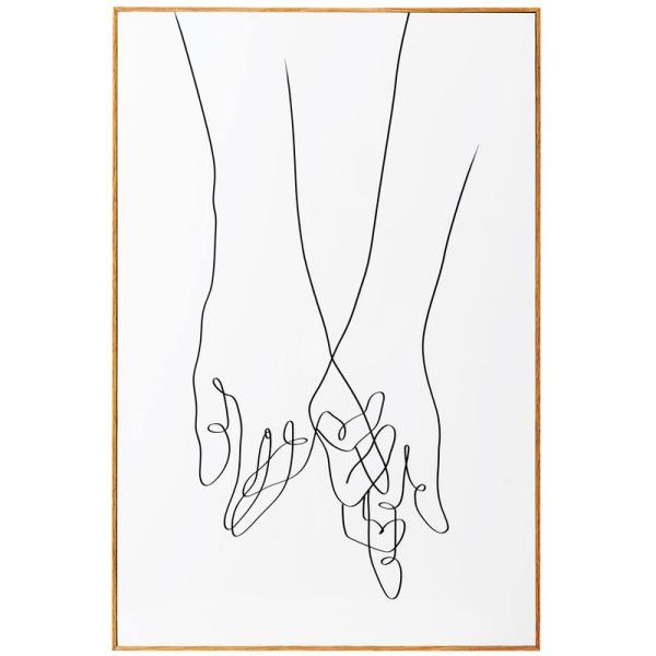 壁に掛けたり棚に立て掛けたり。アートを1つプラスするだけでオシャレな空間を演出できます。両側金具2個付きA2サイズくらいの大きさ【仕様】〇サイズ：幅40×奥行60×高さ2.5cm〇材質：繊維板、ポリ塩化ビニル〇重量：1.0kg〇組立：完成品...