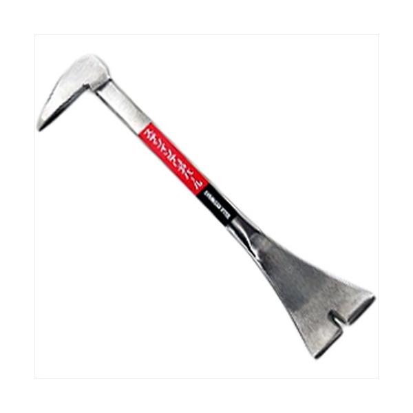 ＨＡＳＥＳＨＩＮ【用途・説明】室内軽作業用スクレーパー作業、ケガキ作業、障子・ふすま外し、釘抜き、ハンマーに頭部で釘抜き、頭部後方でハンマー代わりに打撃が可能。ヘラ部はスクレーパー、ヘラ部中央のくぼみで釘起こし、ヘラ部両端でケガキ作業が可能...