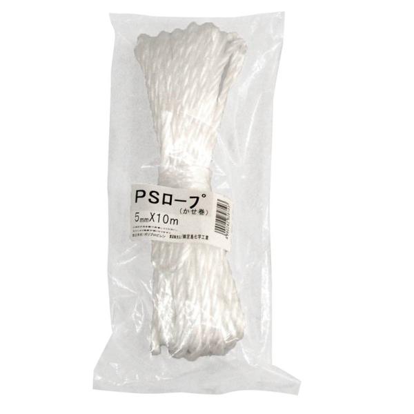 少しだけ使いたい時に便利なロープ園芸、荷造り、新聞、雑誌などの結束に便利。【サイズ】幅(mm):5 長さ(m):10【材質】ポリプロピレン