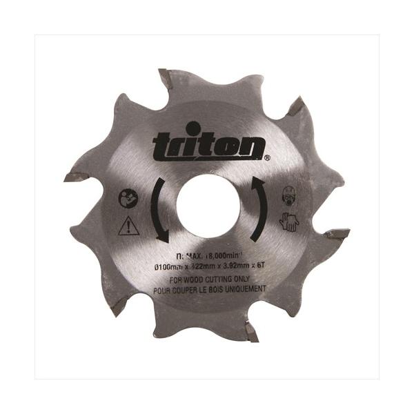 TRITON(トリトン トライトン)●TRITON ビスケットジョインター600W TBJ001の替ブレード●φ100mm×φ22×3.92mm×6P 木工用