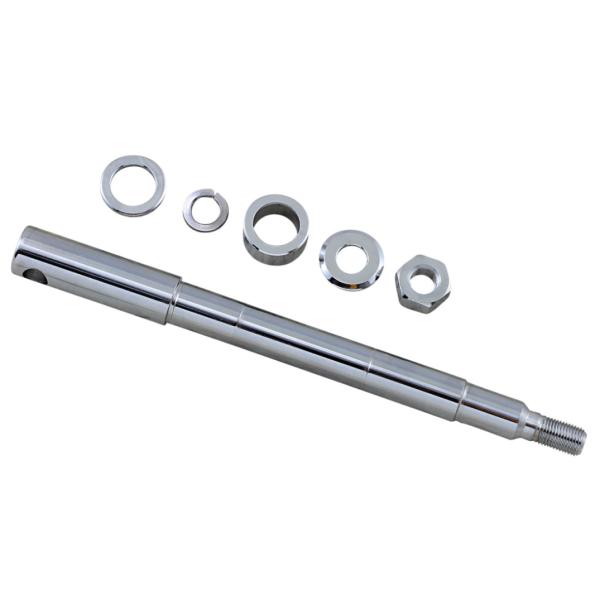 【適合】1991〜1999 ダイナ1988〜1999 スポーツスター1987〜1994 FXR※FXDWG不可【商品説明】1999年までのダイナ、スポーツスター、およびFXR用のフロントアクスルキットです。素材は丈夫なクロモリスチール製の削...