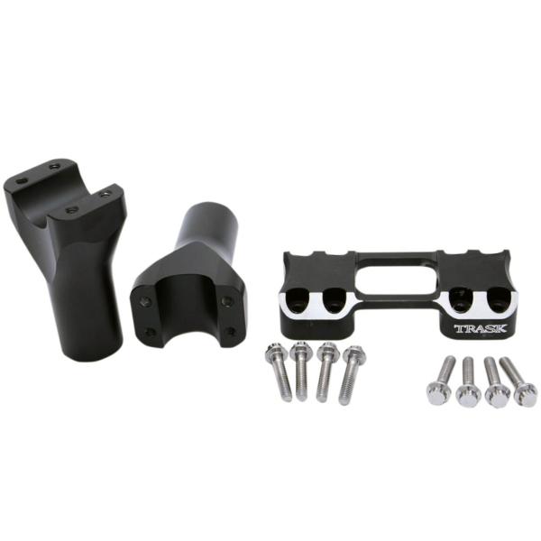 【適合】ライザーボルトセンター間3.5インチ（約8.9cm）のハーレー用【商品説明】ハーレー用 ストレートライザーです。ライザーボルトセンター間3.5インチ（約8.9cm）。多くのハーレーのトリプルツリーにマッチします。軽量かつ丈夫なビレッ...