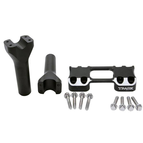 【適合】ライザーボルトセンター間3.5インチ（約8.9cm）のハーレー用【商品説明】ハーレー用 ストレートライザーです。ライザーボルトセンター間3.5インチ（約8.9cm）。多くのハーレーのトリプルツリーにマッチします。軽量かつ丈夫なビレッ...