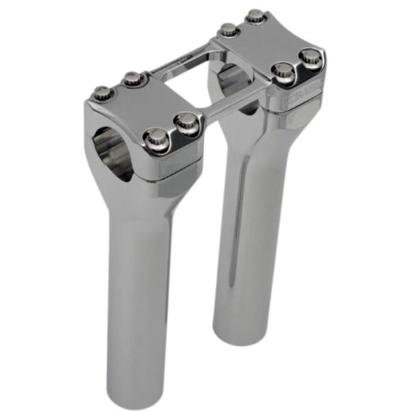 【適合】ライザーボルトセンター間3.5インチ（約8.9cm）のハーレー用【商品説明】ハーレー用 ストレートライザーです。ライザーボルトセンター間3.5インチ（約8.9cm）。多くのハーレーのトリプルツリーにマッチします。軽量かつ丈夫なビレッ...